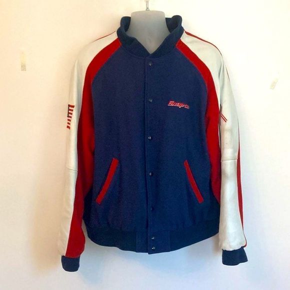 identity | Jackets & Coats | Vintage Identity Usa Theme Leather Jacket ...